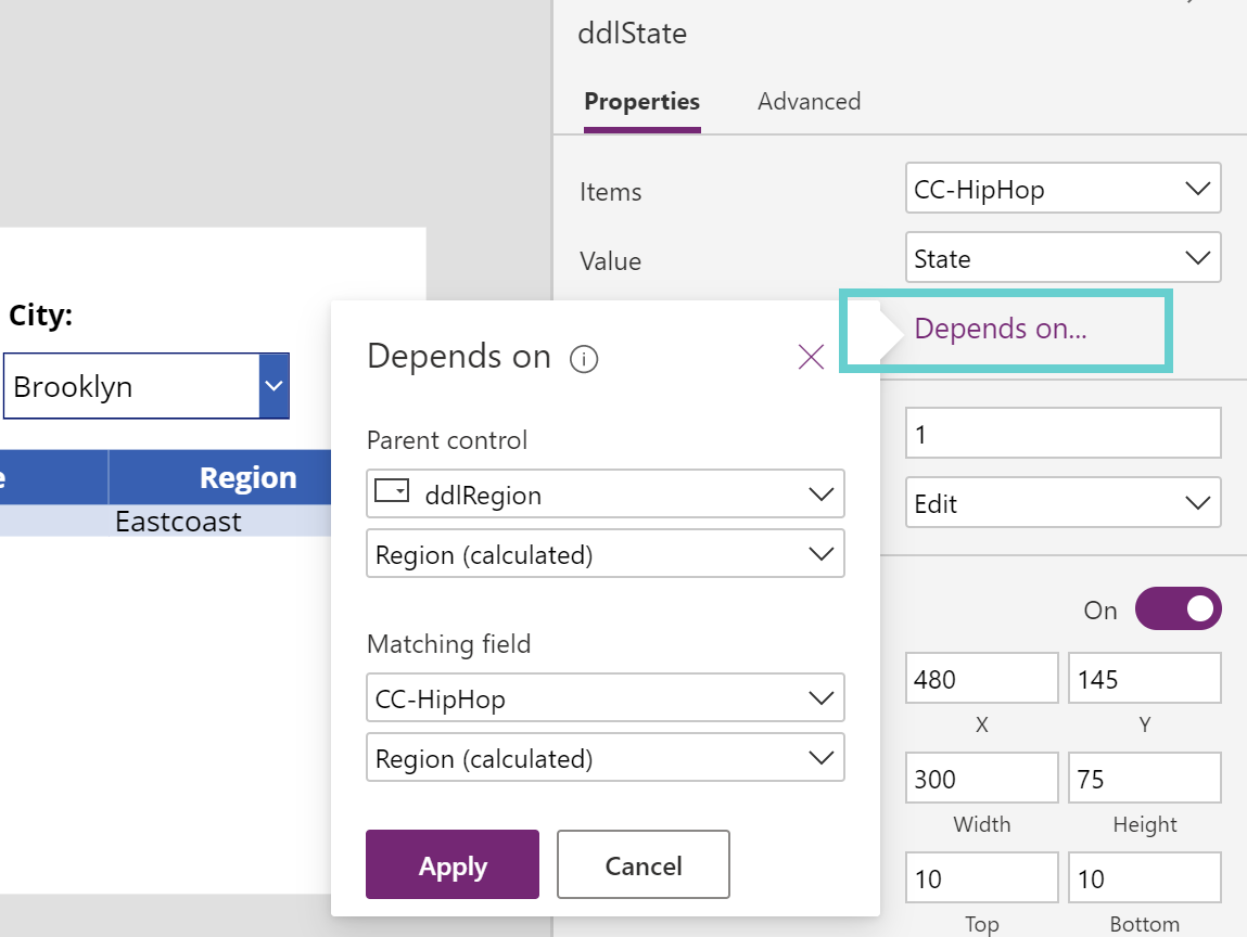 Power Apps: Cascading Columns (OOB) | console.log('Charles');