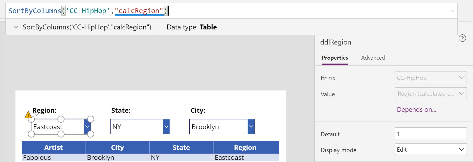 Power Apps: Cascading Columns (OOB) | console.log('Charles');