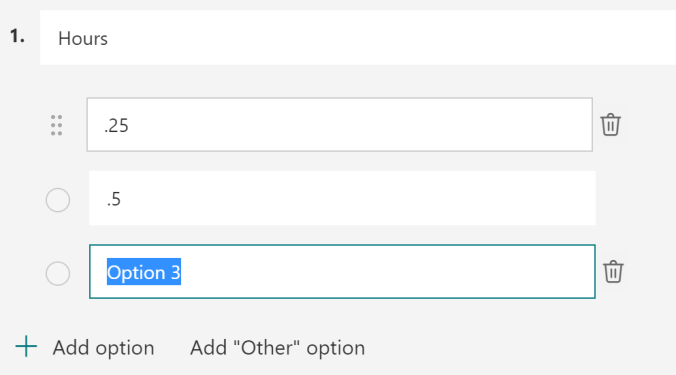 MS Forms: Bulk Copy/ Paste Options | console.log('Charles');