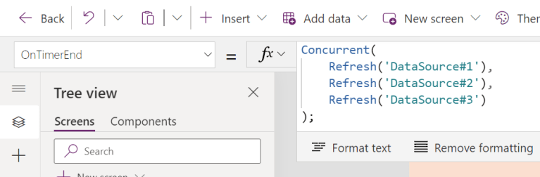 Power Apps: Canvas Apps | Data Refresh – Manual v Timed | console.log ...