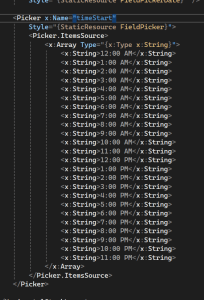 .NET MAUI: Picker for Time | XAML vs C# | console.log('Charles');