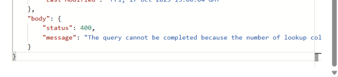 Power Automate + SharePoint Online: Get Items | Lookup Column Threshold Error | console.log ...
